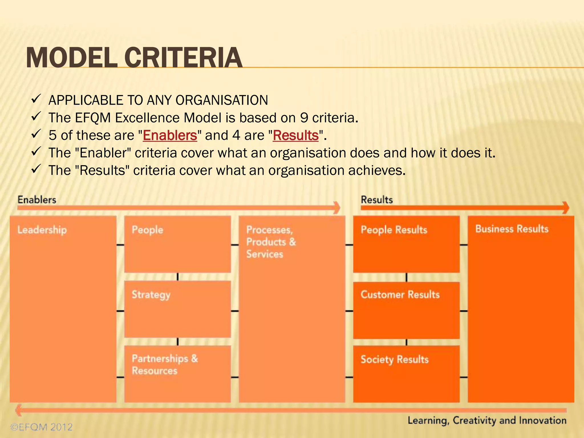 The efqm excellence model | PDF