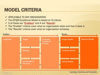 The efqm excellence model | PDF