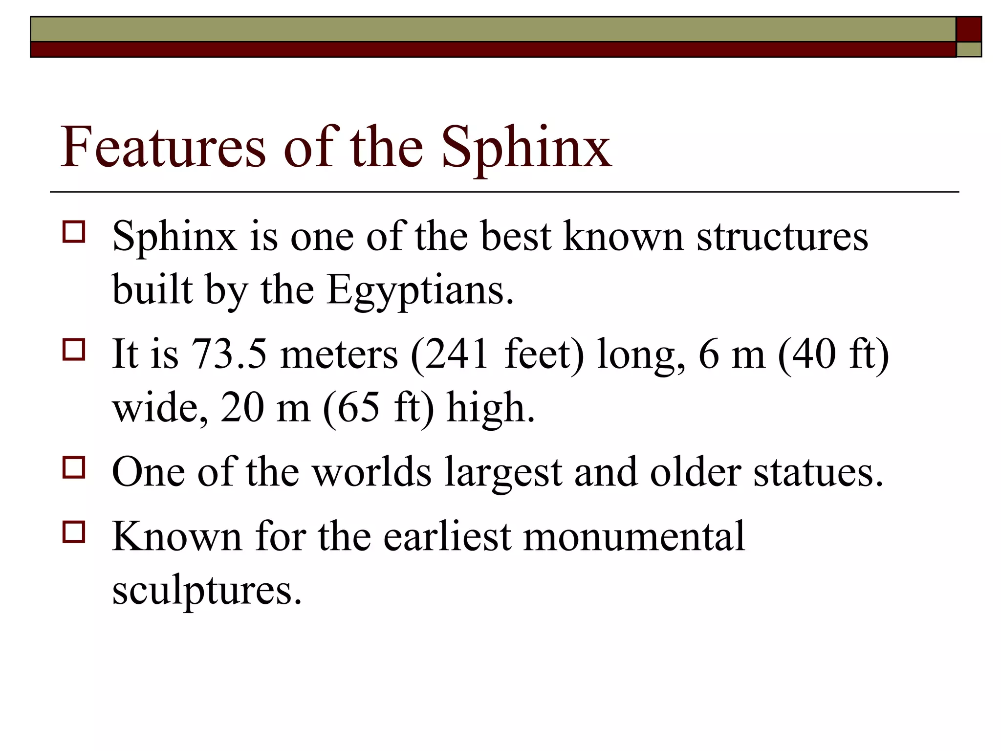 The Egyptian Sphinx | PPT