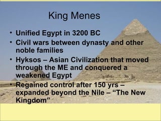 The Egyptians Of The Nile River Valley | PPT