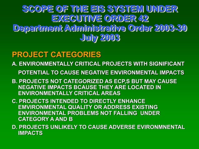The-EIS-System-in-Phillipine.ppt | Civil Engineering Industry | Industries