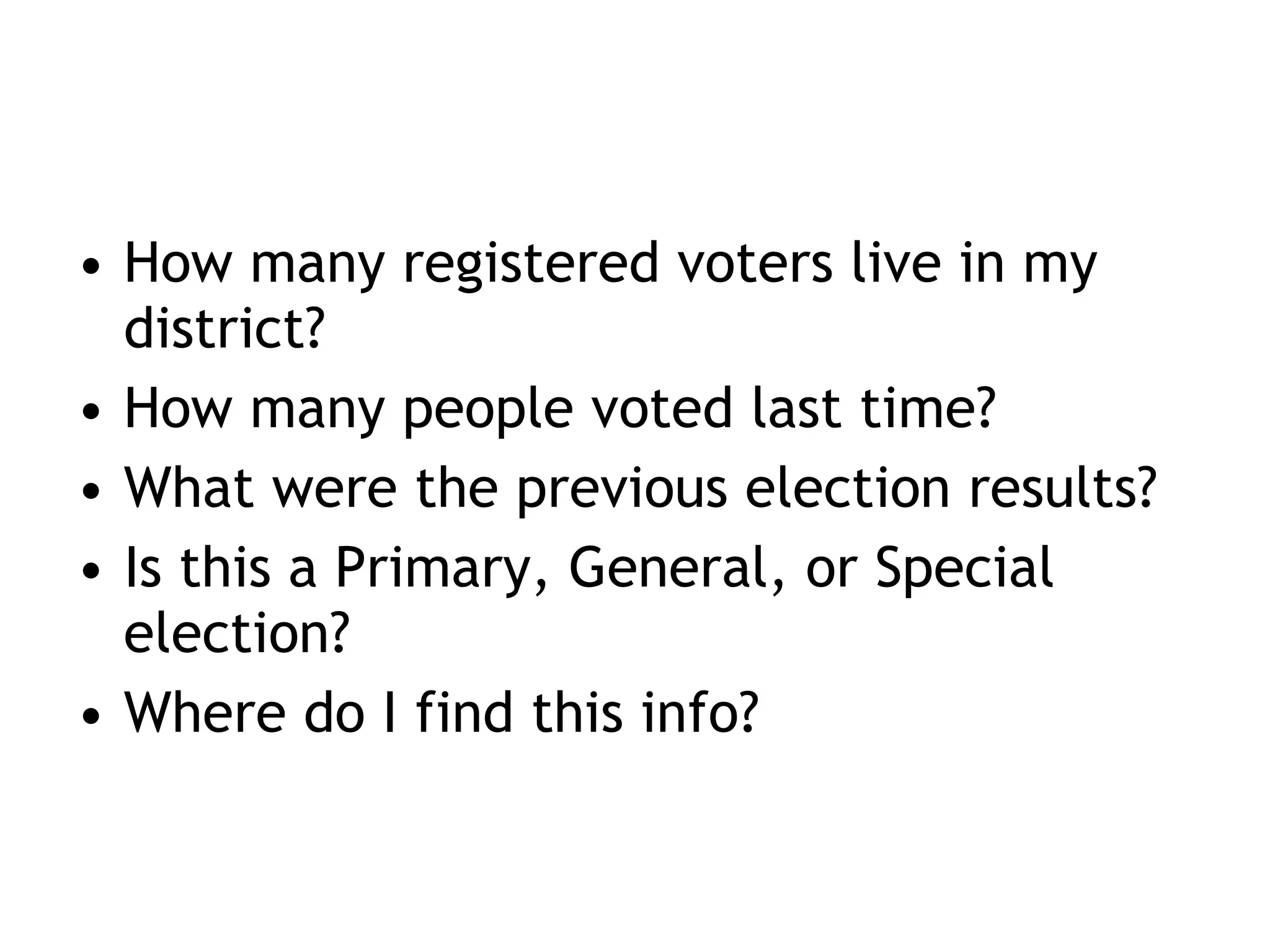 The election campaign strategy | PPT