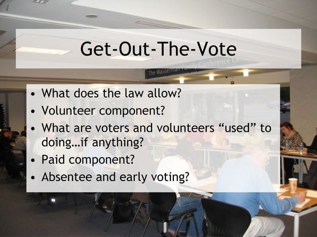 The election campaign strategy | PPT