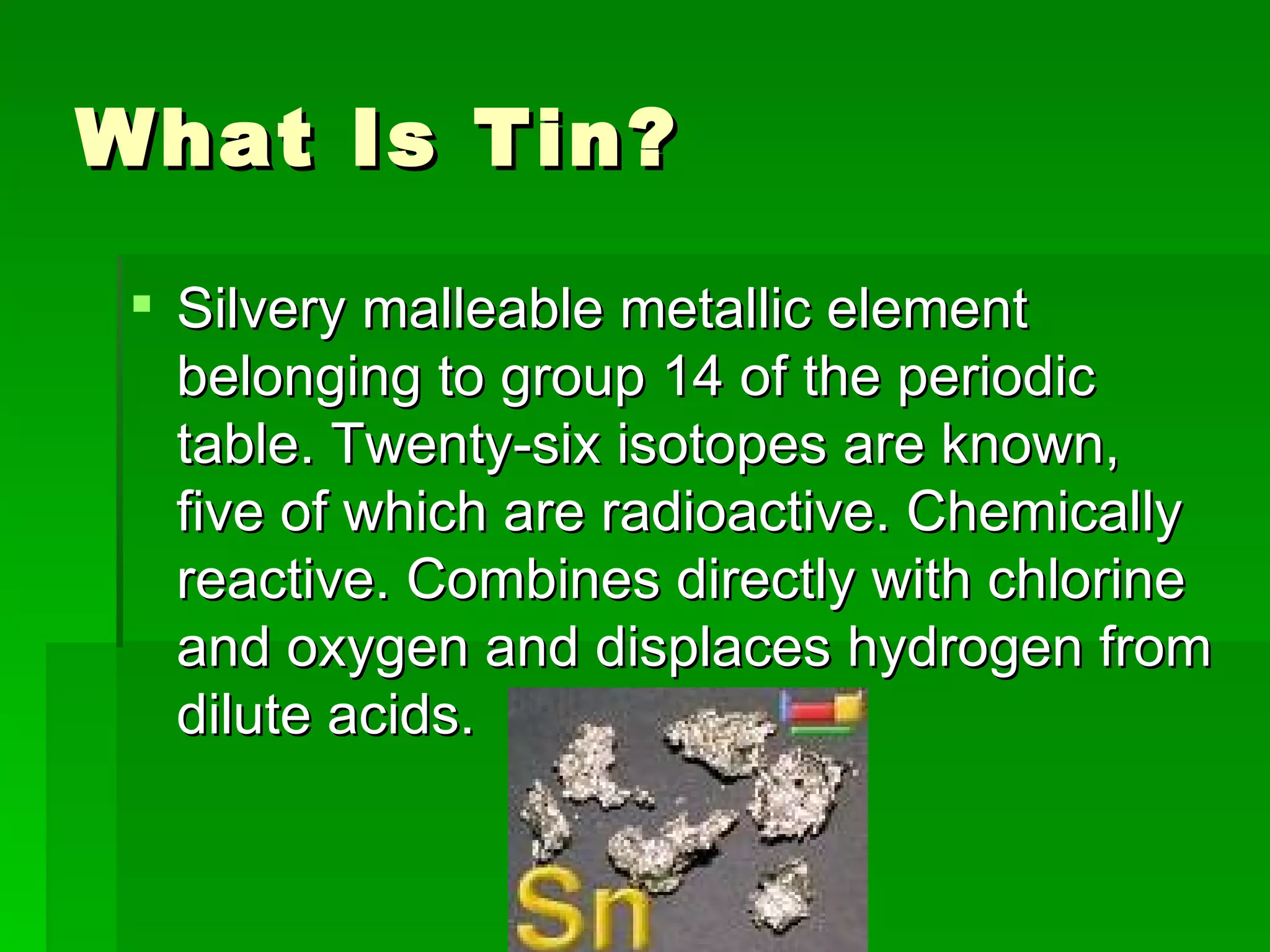 The Element (Tin) | PPT
