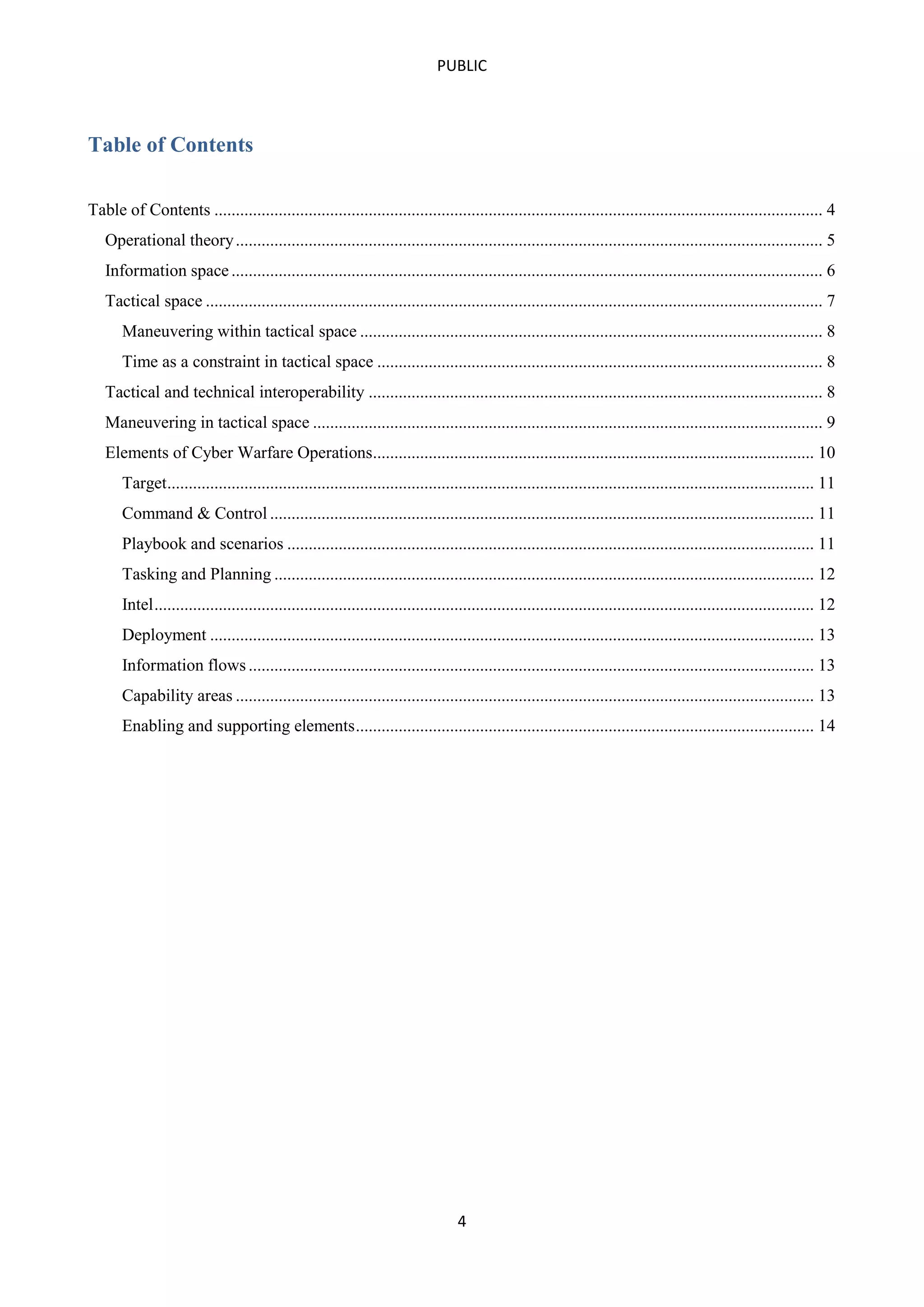 The Elements of Offensive Cyber Warfare Operations | PDF | Computer Networking | Computing