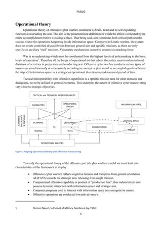 The Elements of Offensive Cyber Warfare Operations | PDF | Computer Networking | Computing