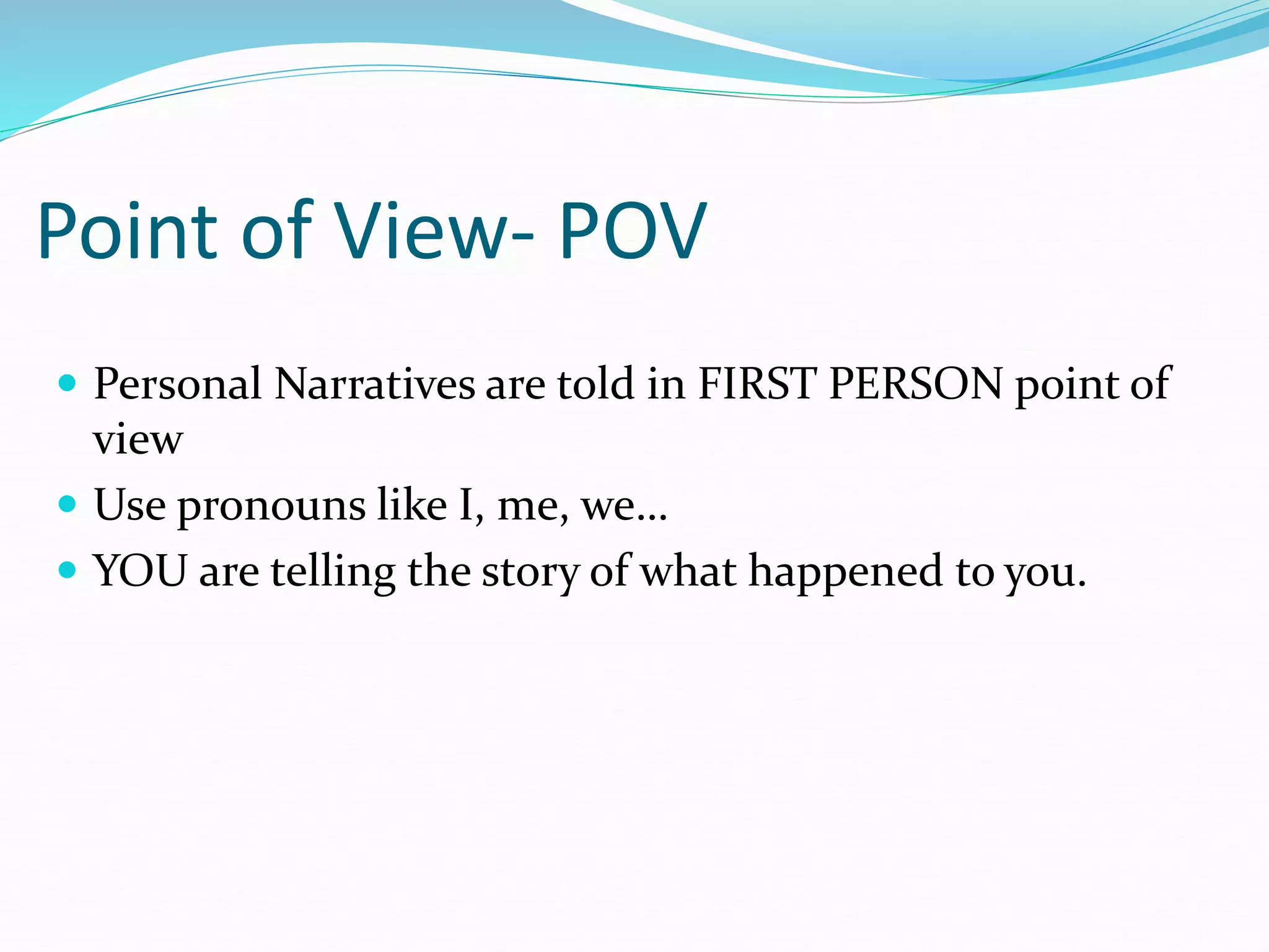 the-elements-of-personal-narrative.ppt