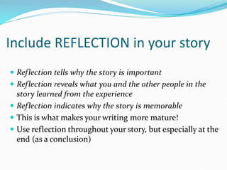 the-elements-of-personal-narrative.ppt
