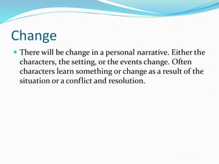 the-elements-of-personal-narrative.ppt