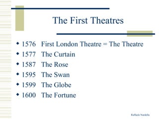 The Elizabethian Theatre | PPT