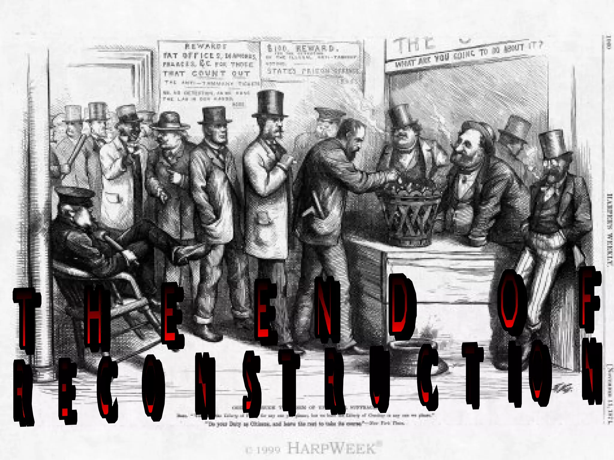 The End Of Reconstruction | PPT