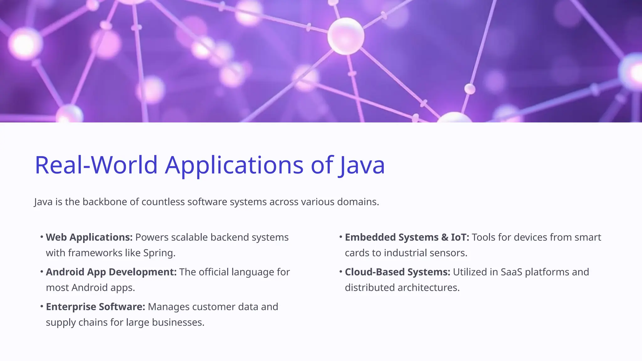 Understanding the Importance of Java in Software Development | PPTX