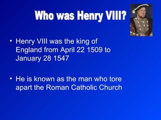 The English reformation | PPT