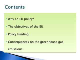 The Environmental Issue : Introduction to the European Union policy | PPT
