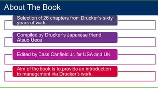 The Essential Drucker by Peter Drucker - Book Review | PPTX