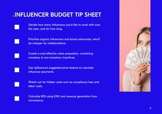 THE ESSENTIAL GUIDE TO Planning Your Influencer Marketing Budget | PDF