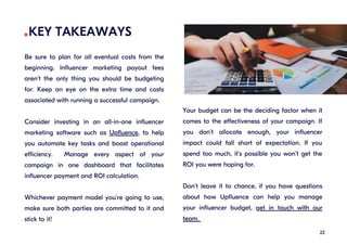 THE ESSENTIAL GUIDE TO Planning Your Influencer Marketing Budget | PDF