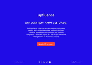 THE ESSENTIAL GUIDE TO Planning Your Influencer Marketing Budget | PDF