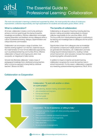 The essential-guide-to-professional-learning---collaboration-2 | PDF