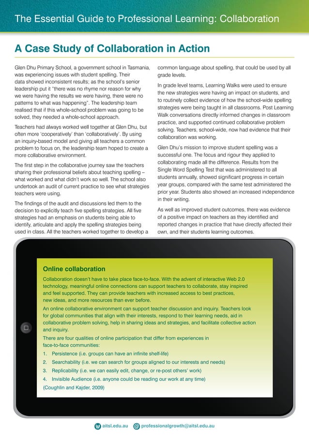 The essential-guide-to-professional-learning---collaboration-2 | PDF