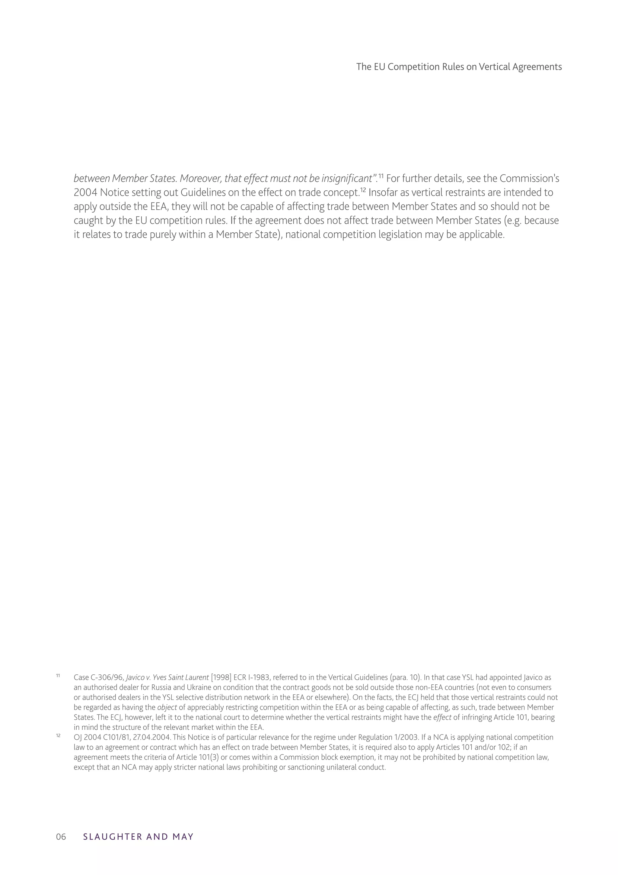 The eu-competition-rules-on-vertical-agreements | PDF