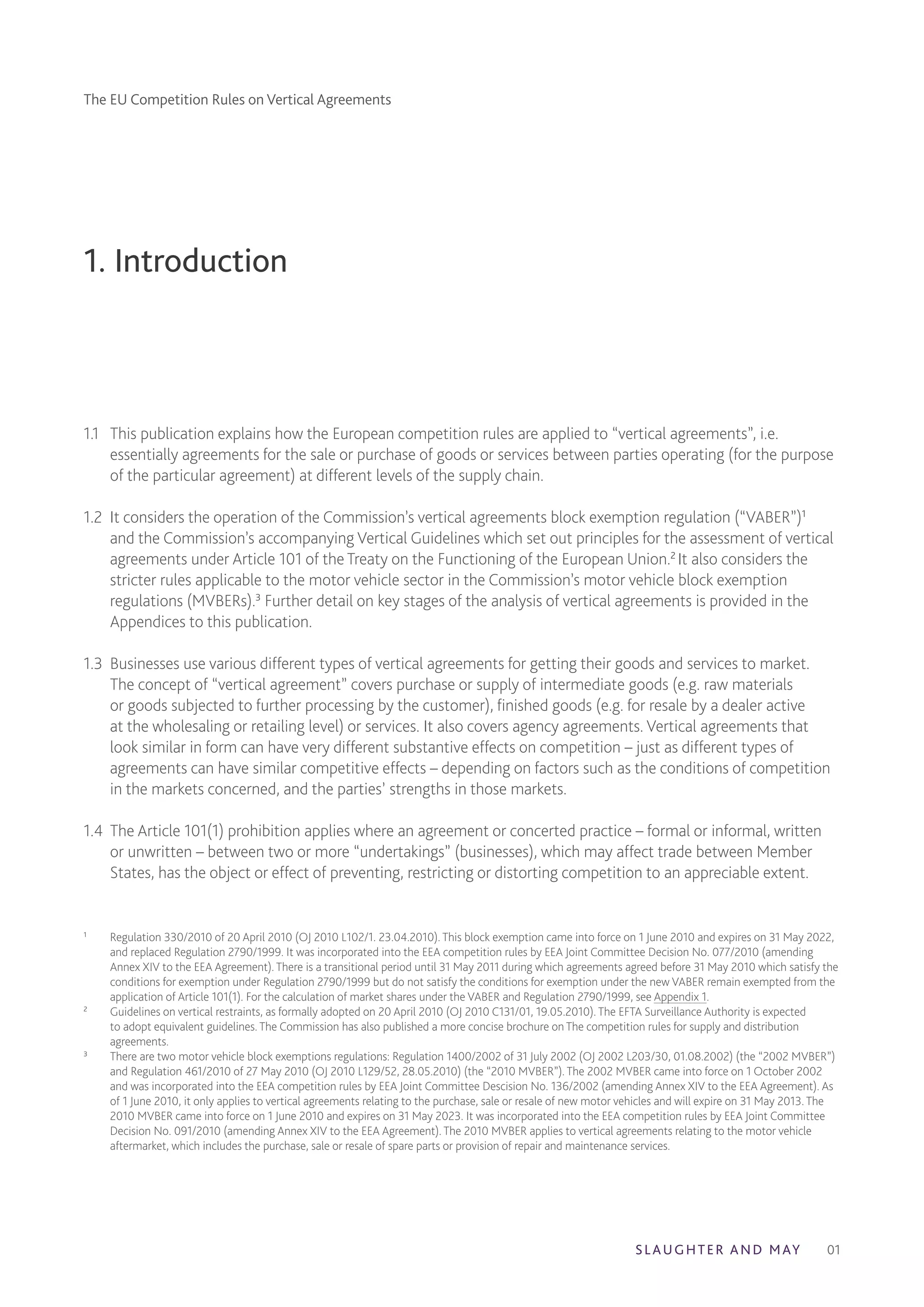 The eu-competition-rules-on-vertical-agreements | PDF