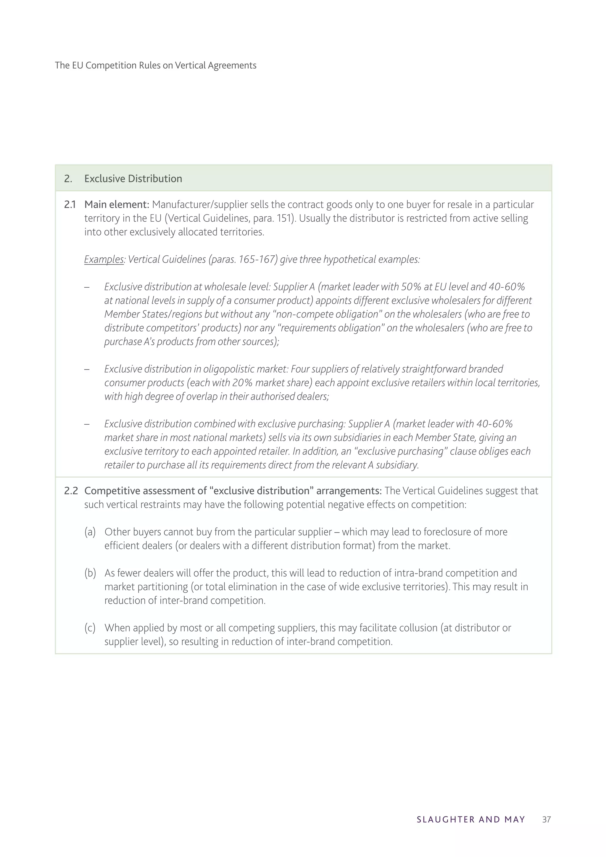 The eu-competition-rules-on-vertical-agreements | PDF