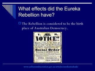 The Eureka Stockade | PPT