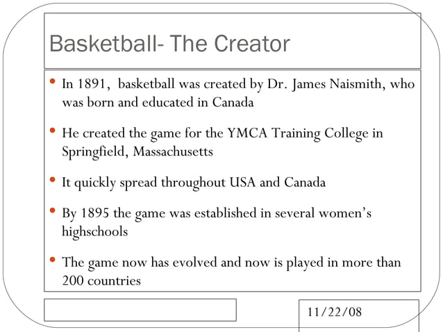 The Evolution Of Basketball | PPT | Basketball | Sports