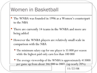 The Evolution Of Basketball | PPT