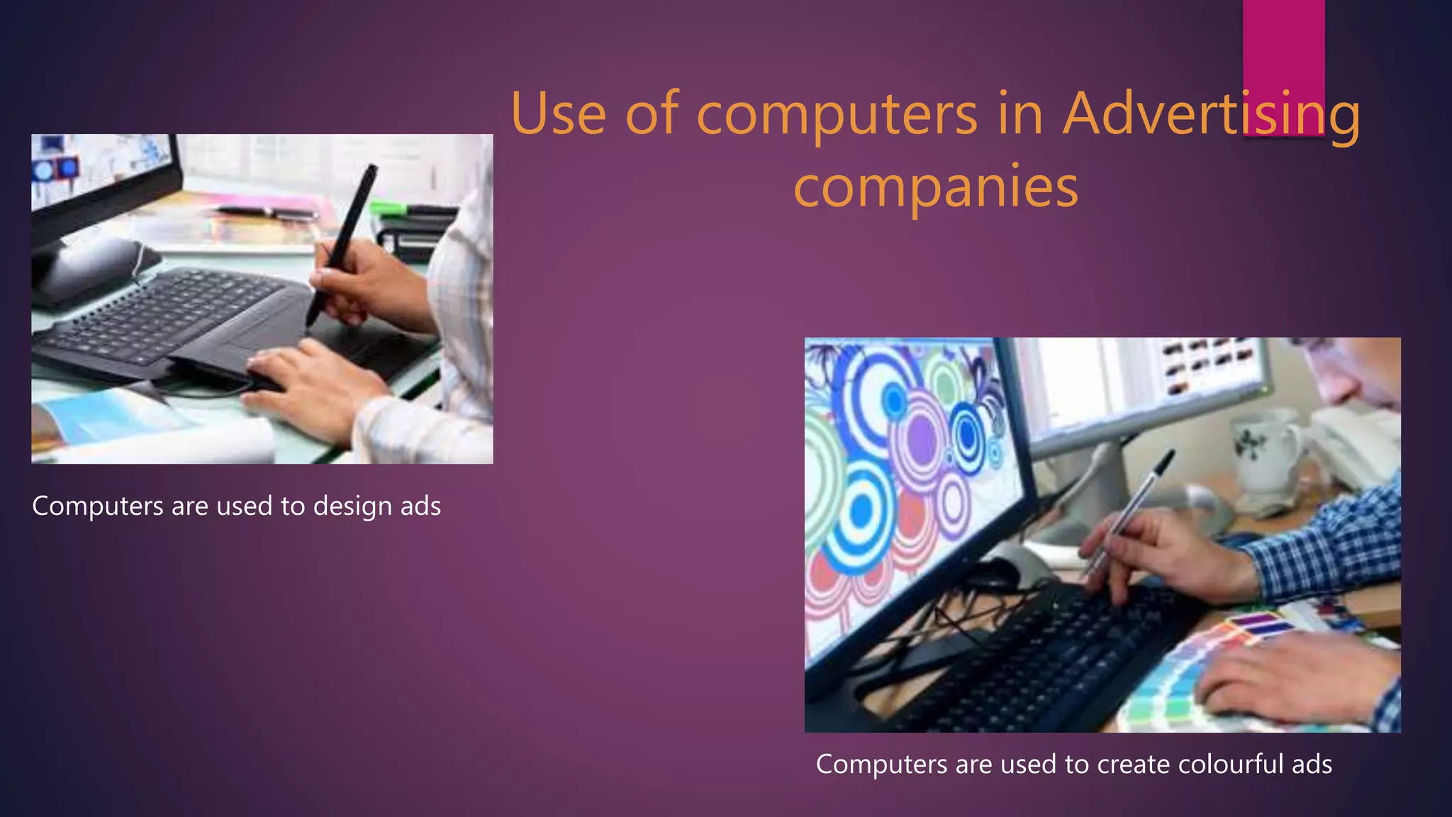 Applications of computers | PPTX