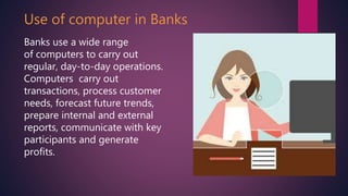 Applications of computers | PPTX