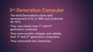 Generations of computers | PPT