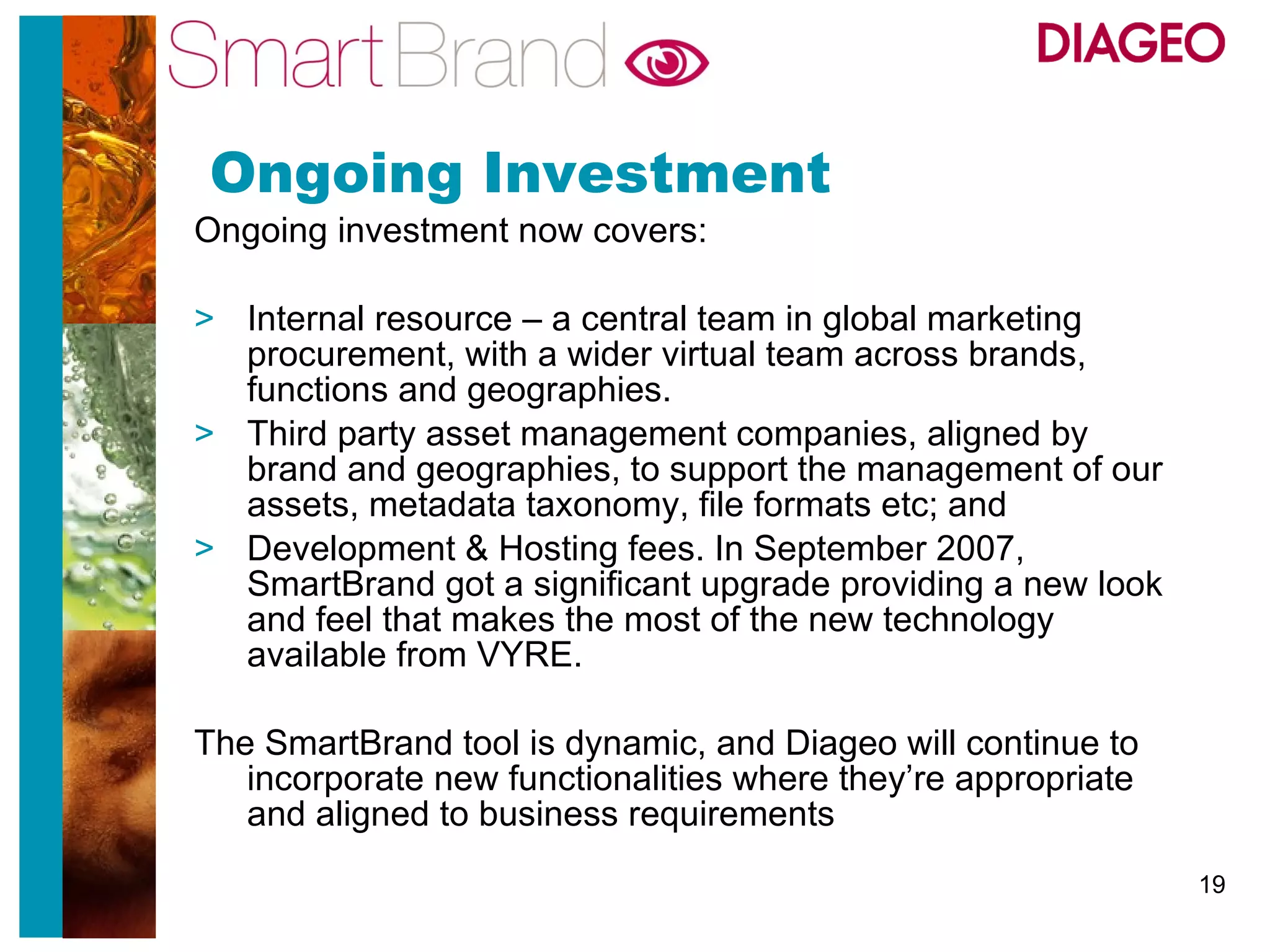 The Evolution Of Diageo Bam Henry Stewart 08 | PPT