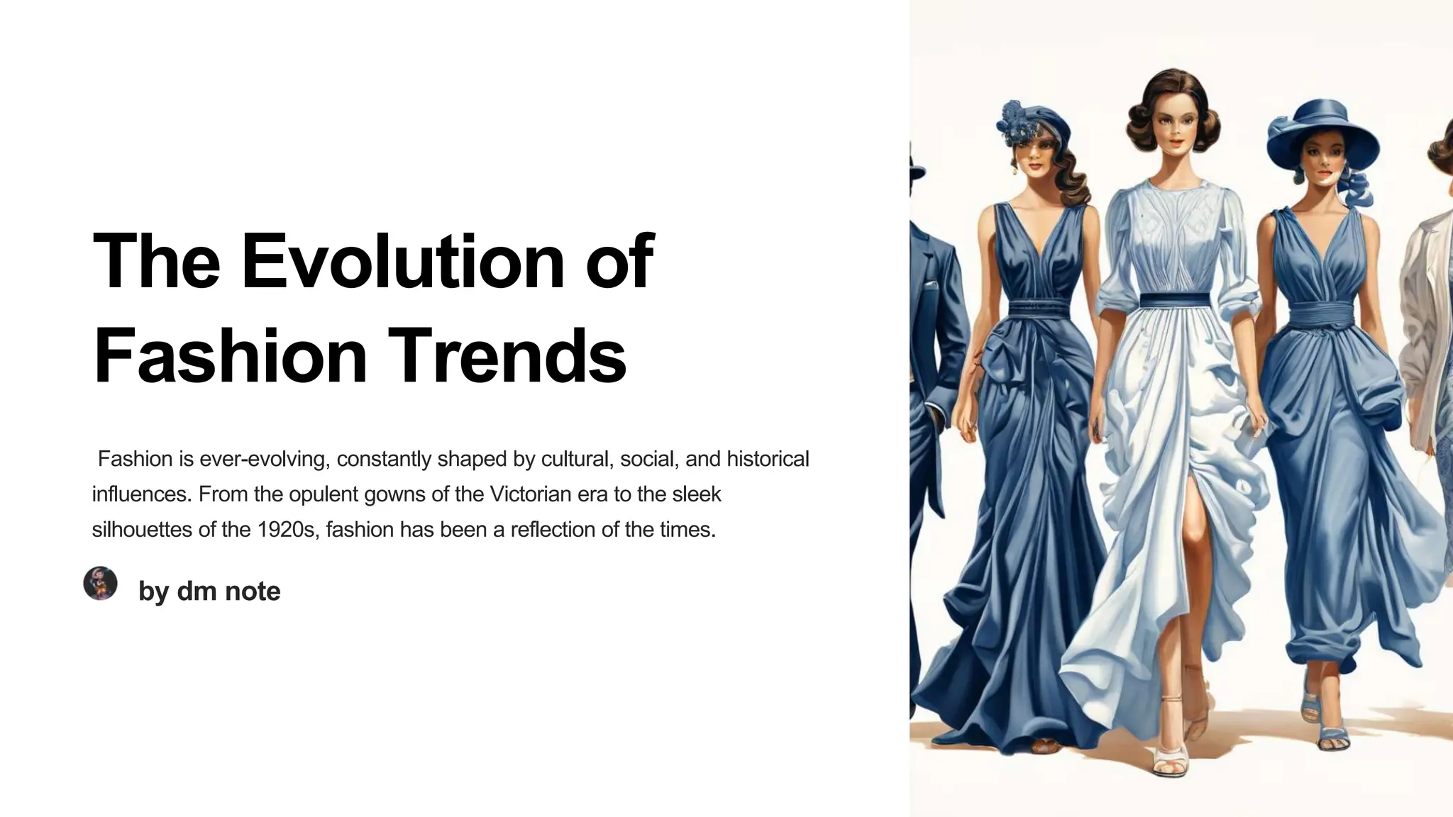 The Evolution of Fashion Trends: History to Fashion | PPTX