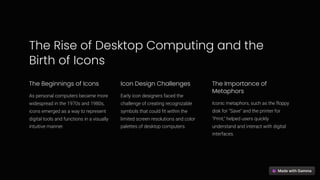 The Evolution of Icons: From Desktop to Mobile Interfaces | PDF