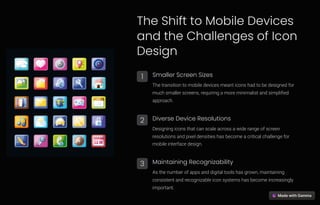 The Evolution of Icons: From Desktop to Mobile Interfaces | PDF