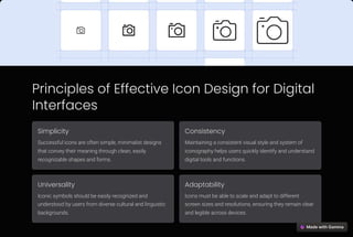 The Evolution of Icons: From Desktop to Mobile Interfaces | PDF
