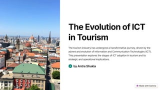 The-Evolution-of-ICT-in-Tourism. Skill enhancement course E tourism | PDF