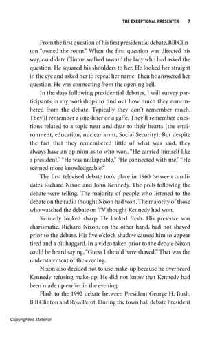 The Exceptional Presenter Look Inside | PDF