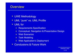 The Expressive Power of UML-based Web Engineering (UWE) | PDF