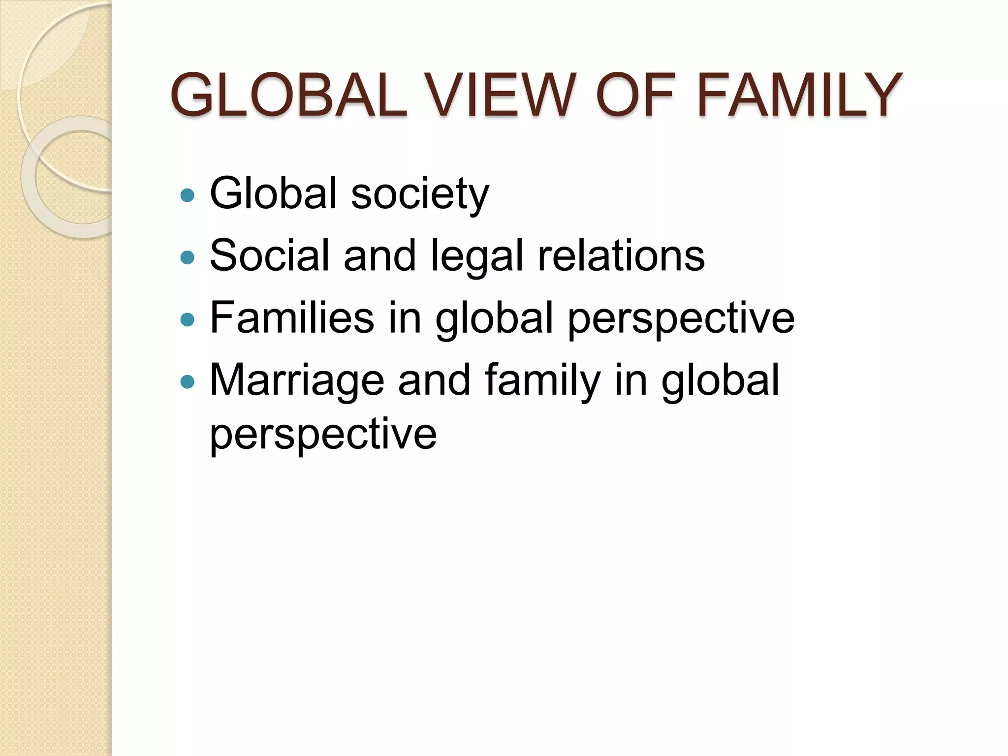 The family and intimate relationships presentation | PPTX