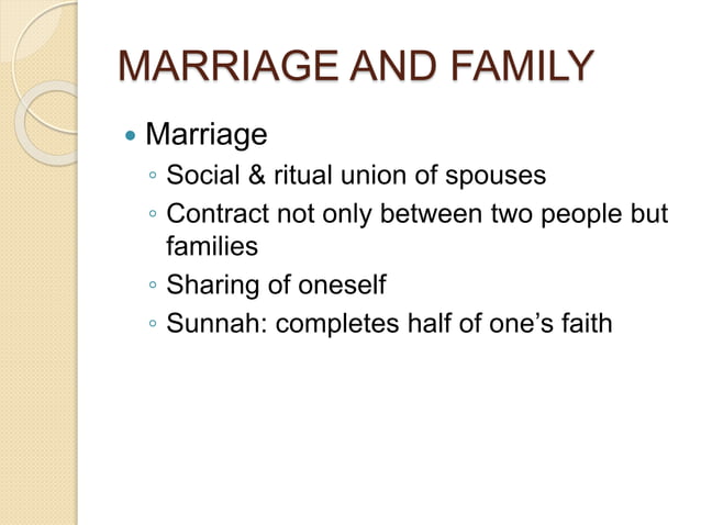 The family and intimate relationships presentation | PPTX