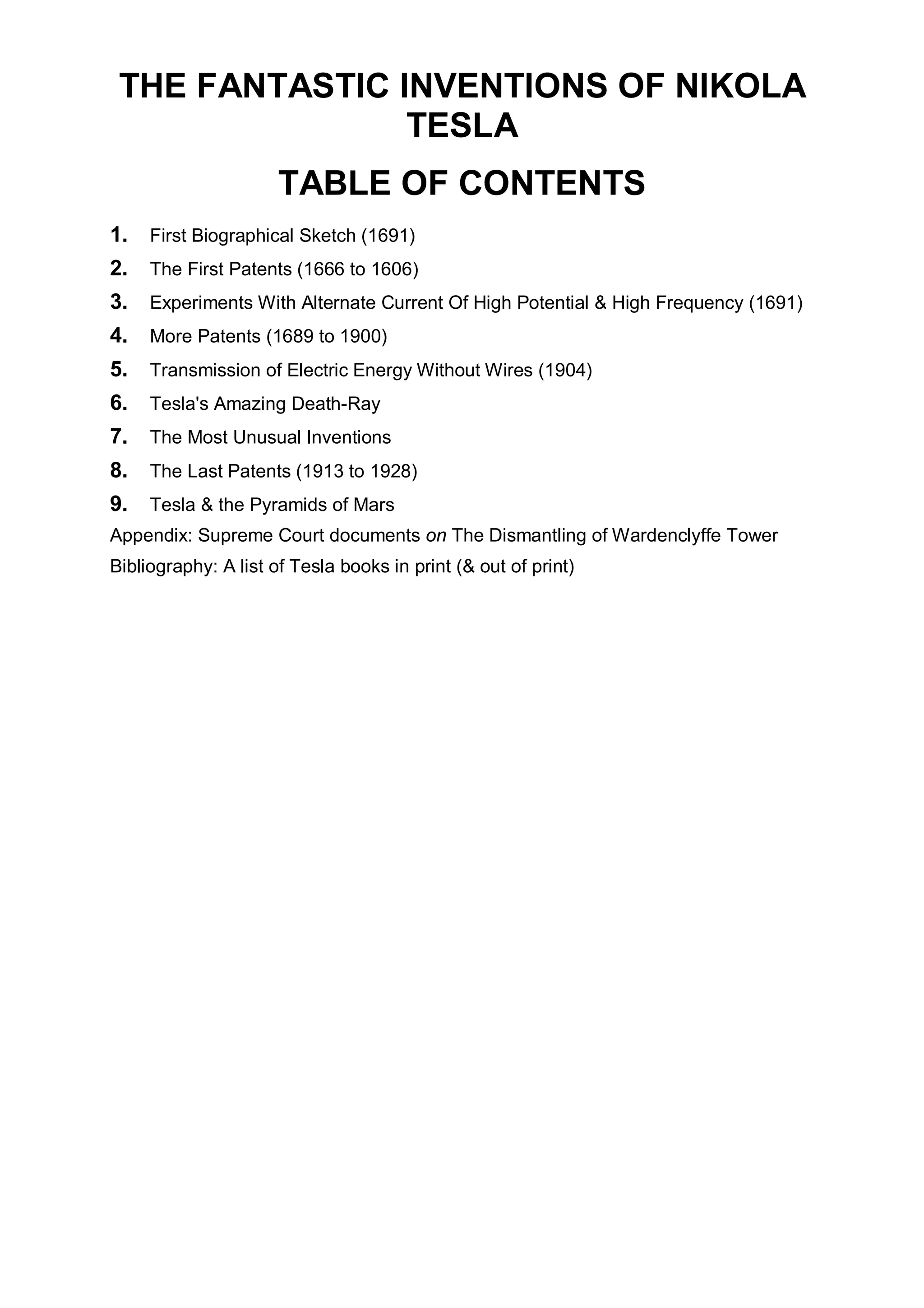 The fantastic-inventions-of-nikola-tesla | PDF | Physics | Science