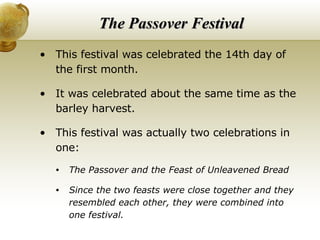 The Feasts And Festivals Of Christ | PPT