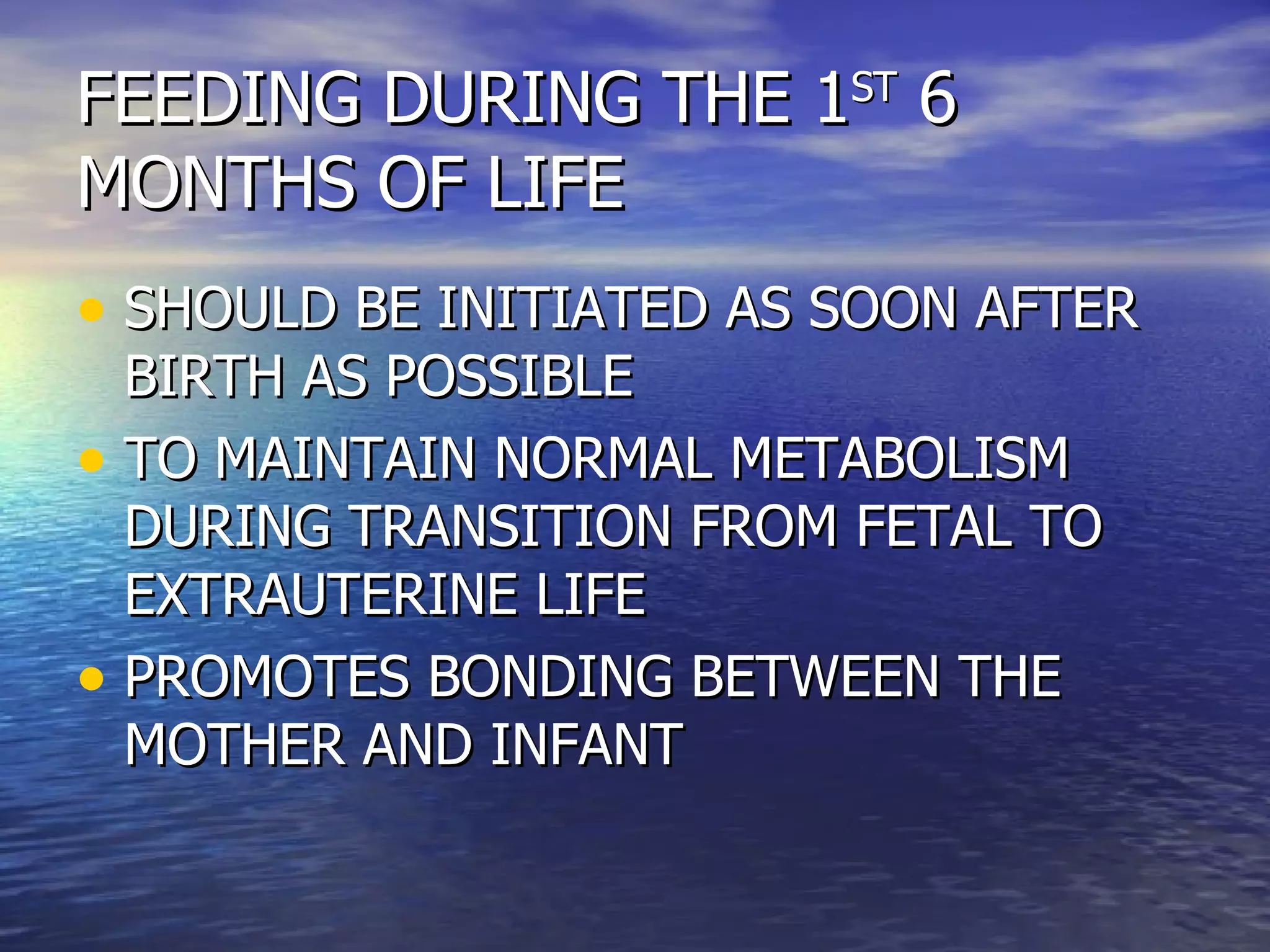 The Feeding Of Infants And Children | PPT