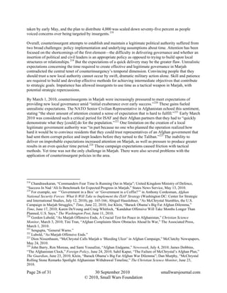 The Fight for Marjah - Recent Counterinsurgency Operations In Southern ...