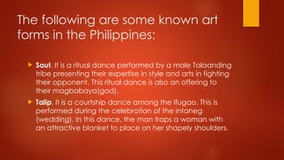 The-Filipino-Art-and-Crafts - ART APPRECIATION | PPT
