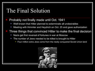 The Final Solution | PPT