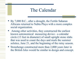 The First Calendar | PPT